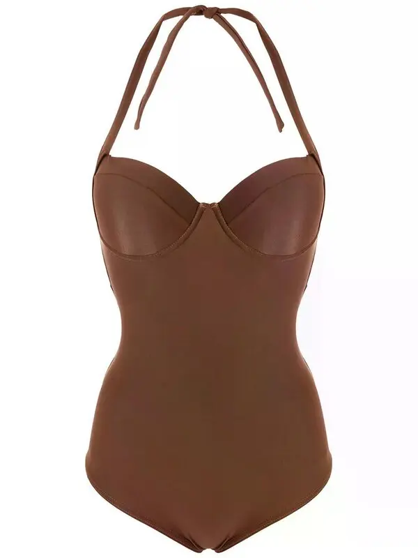 AMIR SLAMA One-piece Swimsuit - Brown