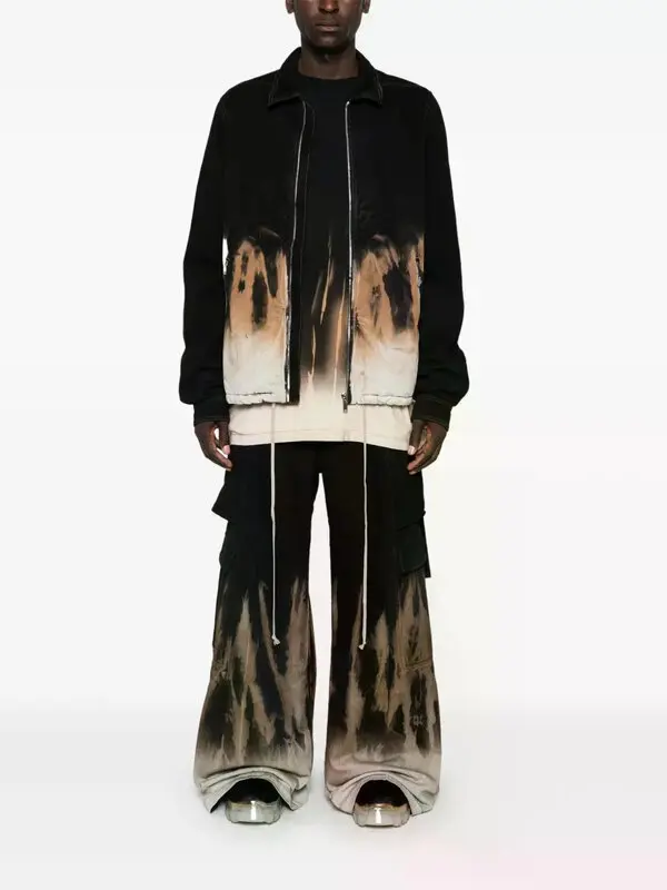 Rick Owens Tie-dye Denim Jacket