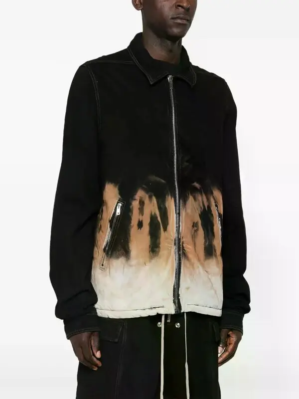 Rick Owens Tie-dye Denim Jacket