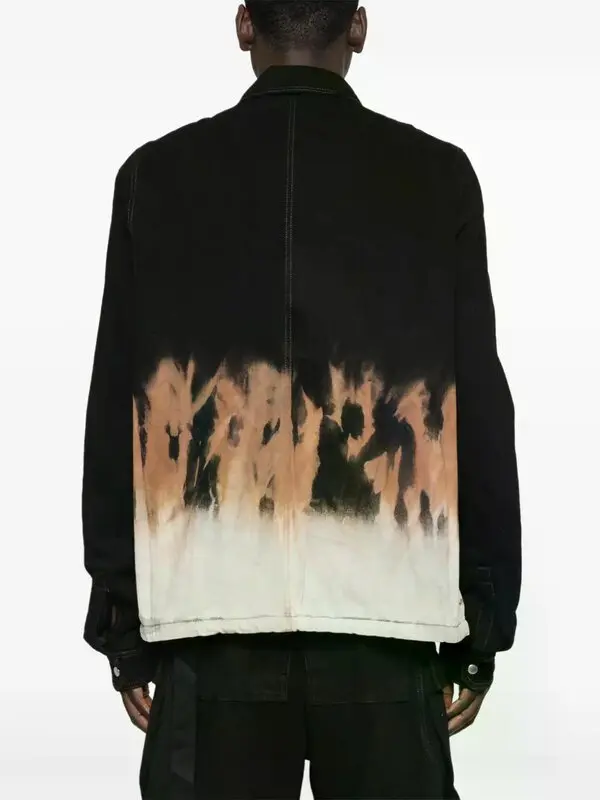 Rick Owens Tie-dye Denim Jacket