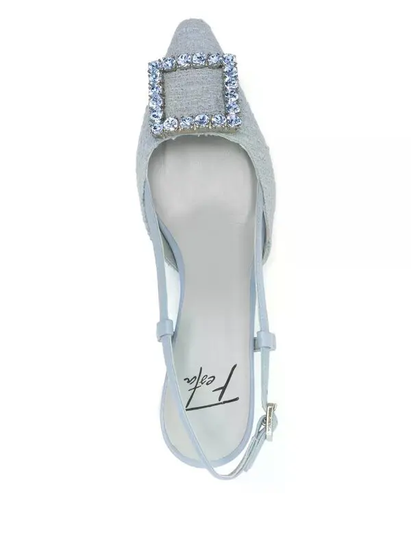 Roberto Festa 65mm Stefi Slingback Pumps - Blue