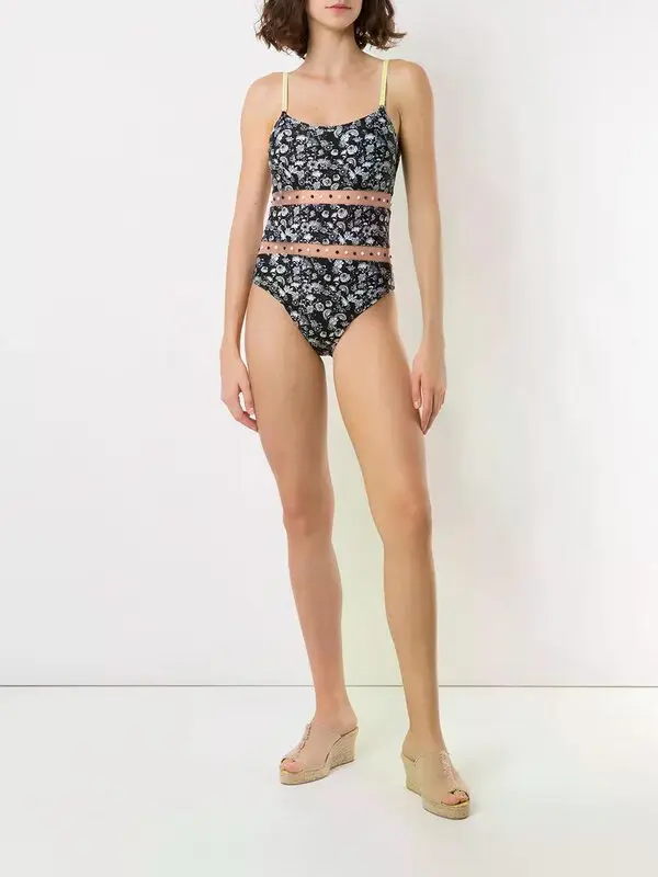 AMIR SLAMA Margarida Printed Swimsuit
