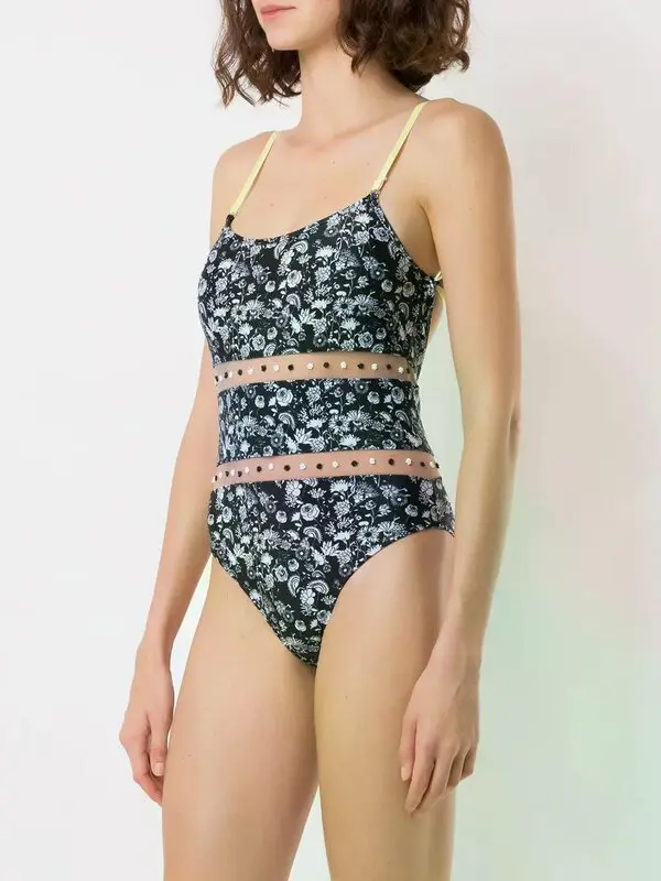 AMIR SLAMA Margarida Printed Swimsuit