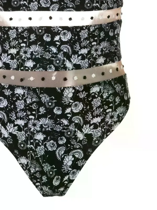 AMIR SLAMA Margarida Printed Swimsuit