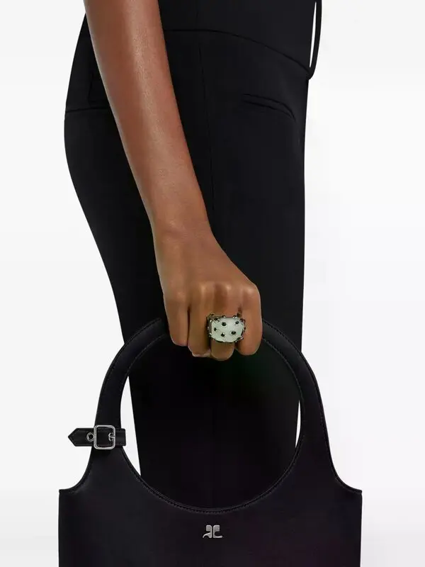 COURREGES Infinity Flecked Ring