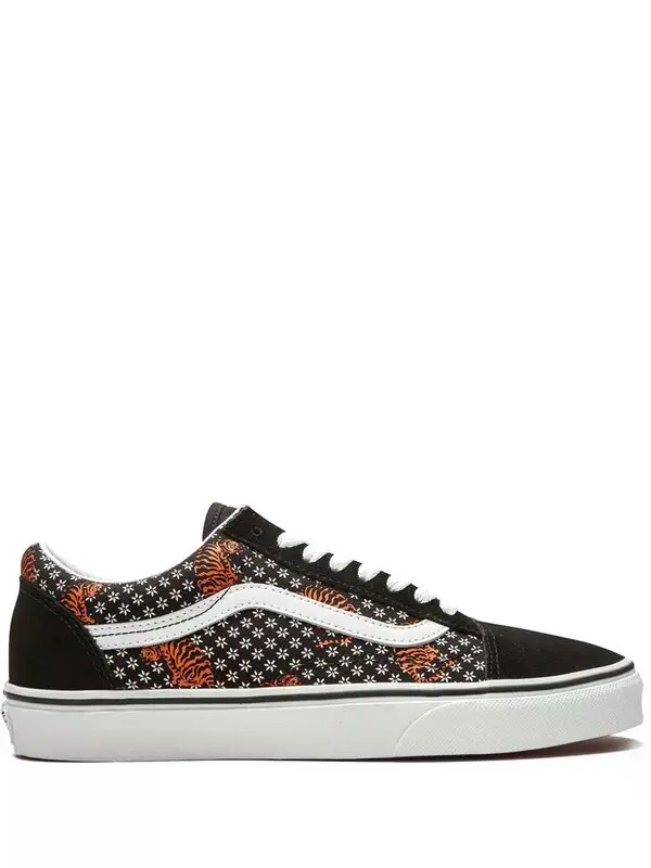 VANS Old Skool Tiger Floral Sneakers - Black