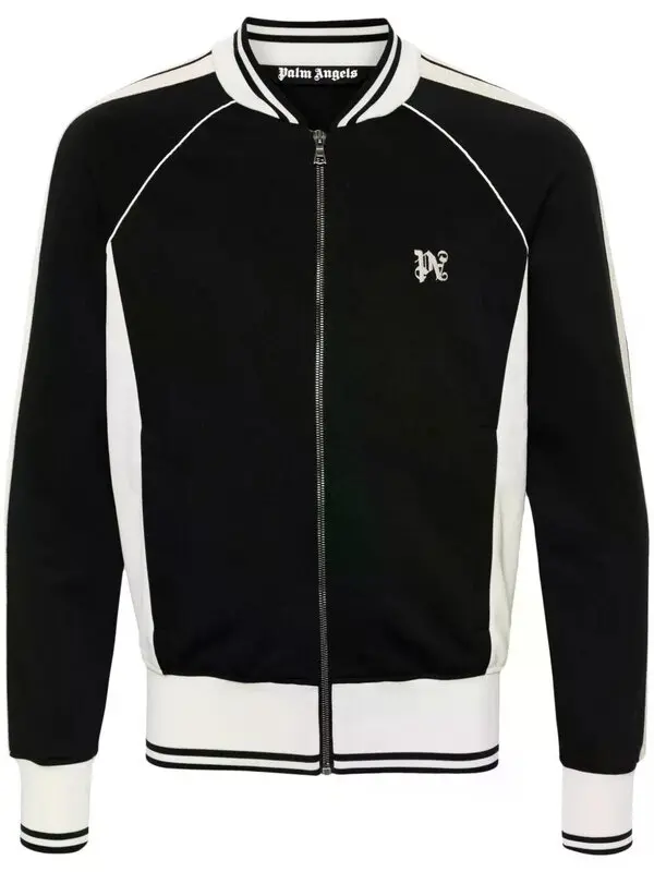 Palm Angels Logo-embroidered Bomber Jacket