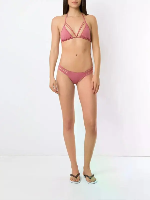 AMIR SLAMA Strappy Triangle Bikini Set