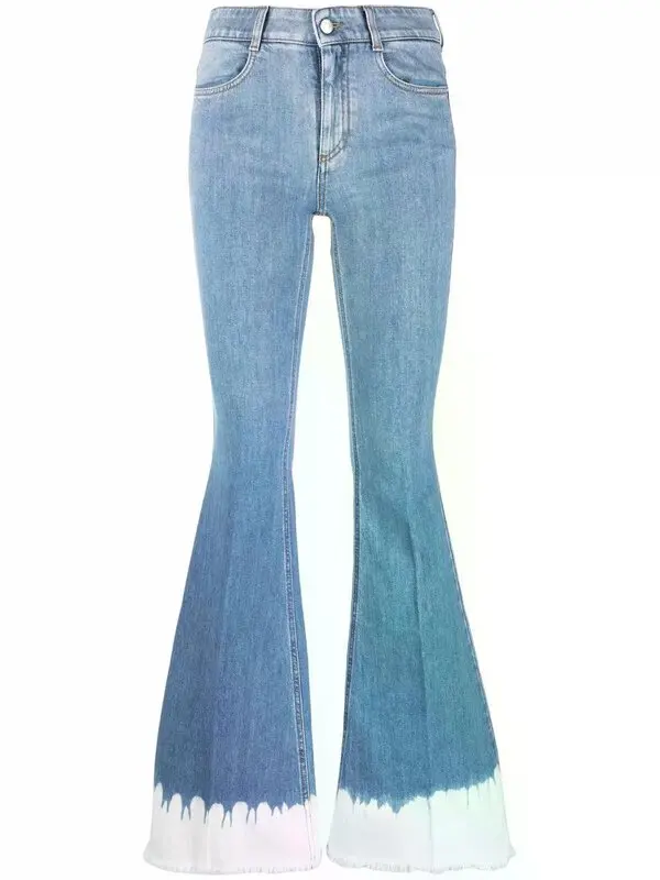 Stella McCartney 70's Dip Dye Flared Jeans