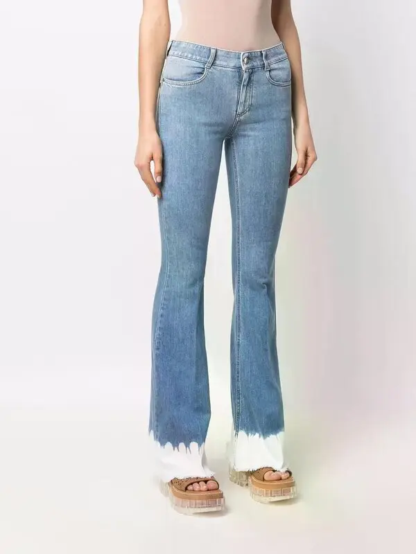Stella McCartney 70's Dip Dye Flared Jeans