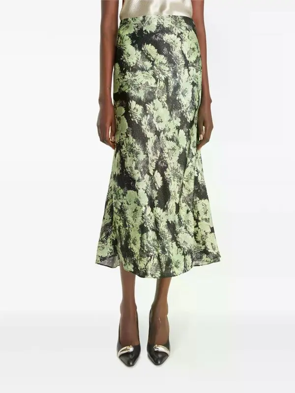 Tory Burch Printed Maxi Skirt