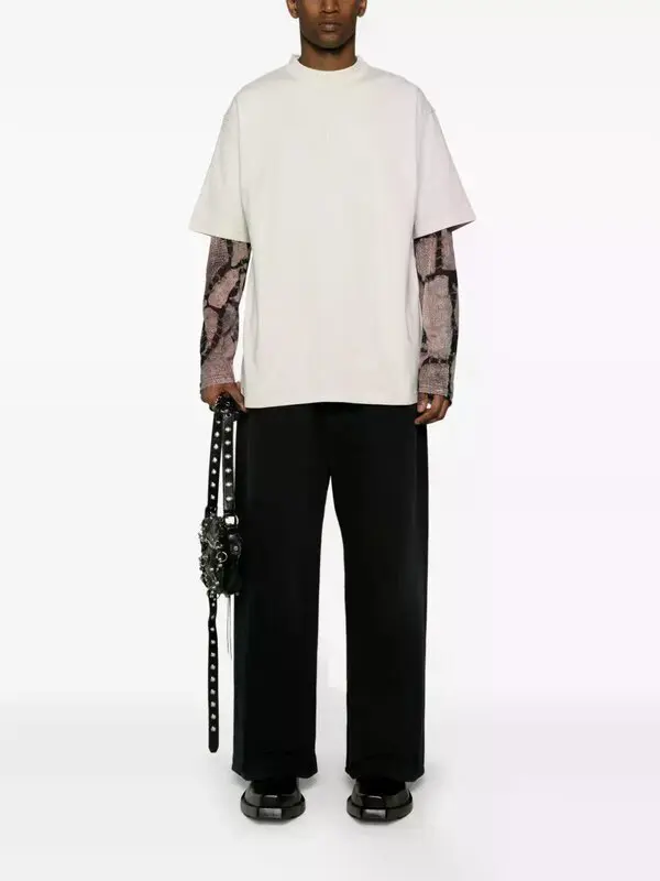 Balenciaga Logo-embroidered T-shirt