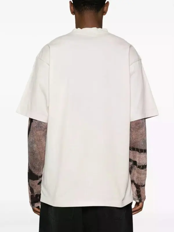 Balenciaga Logo-embroidered T-shirt