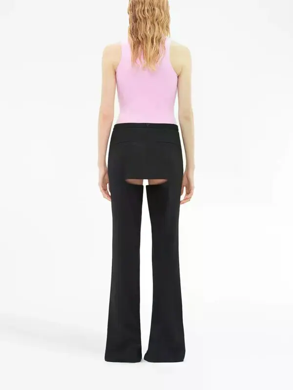 COURREGES Chaps Flared Trousers