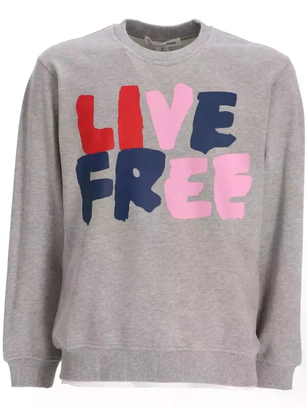 Comme Des Garçons Live Free Sweatshirt - Grey