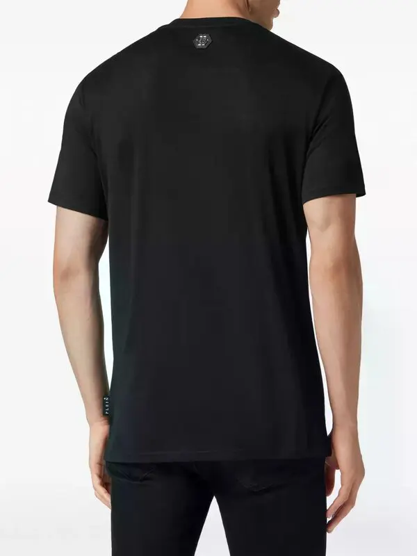 Philipp Plein Gothic Plein Strass Cotton T-shirt