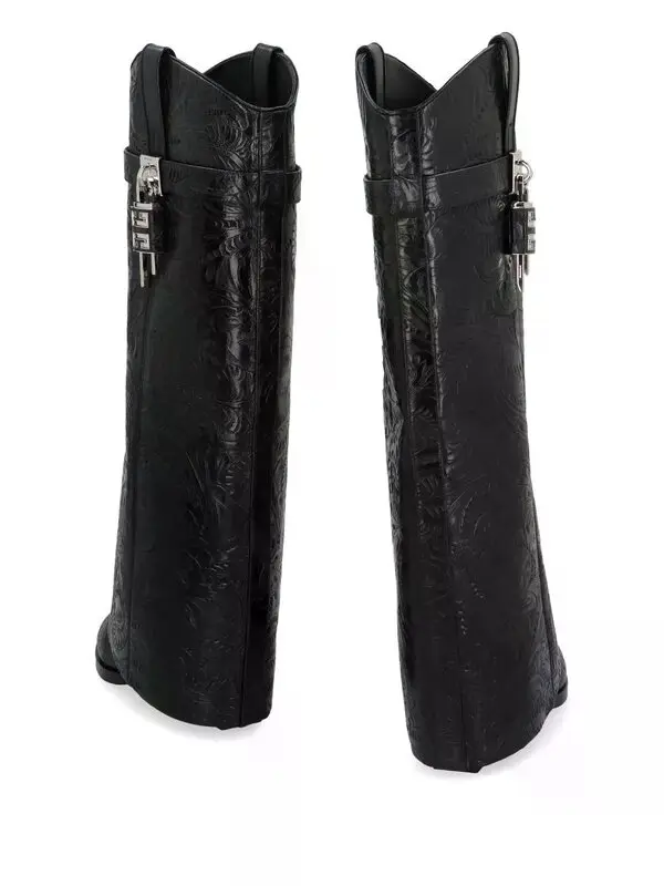 Givenchy 60mm Shark Lock Cowboy Boots