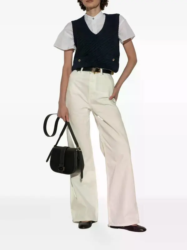 STUART WEITZMAN Leather Ballet Flats