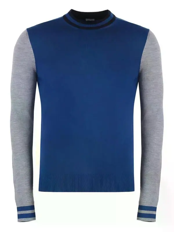 Malo Virgin Wool Crew Neck Sweater