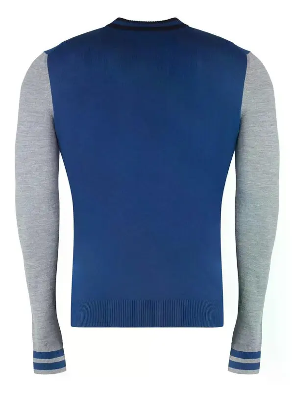 Malo Virgin Wool Crew Neck Sweater