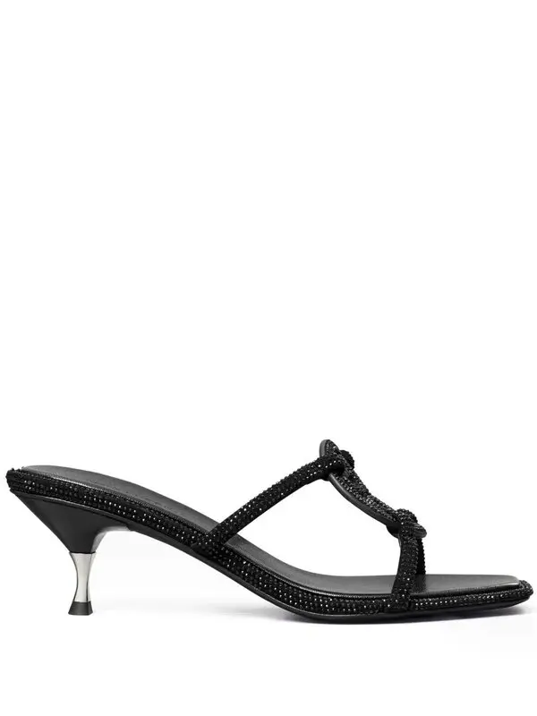 Tory Burch Miller Crystal-embellished Heeled Sandals