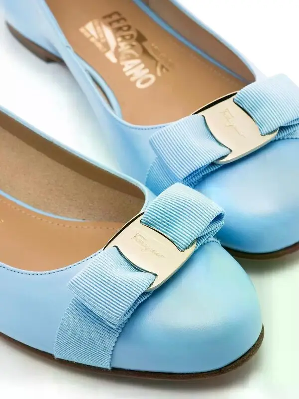FERRAGAMO Varina Ballerina Shoes - Blue