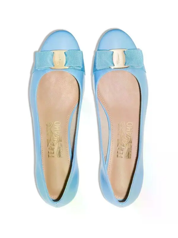 FERRAGAMO Varina Ballerina Shoes - Blue