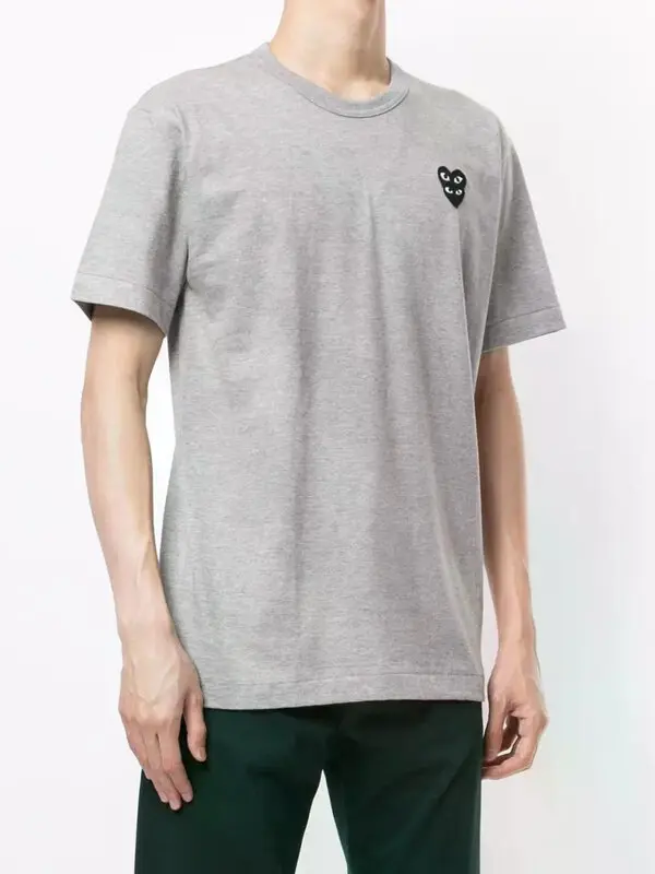 Play Comme Des Garcon Logo Patch T-shirt