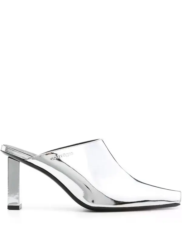 COURREGES 70mm Mirrored Mules