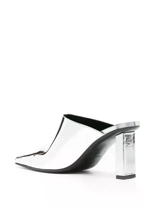 COURREGES 70mm Mirrored Mules