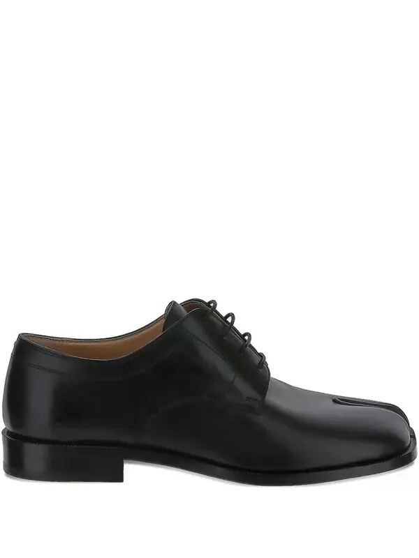 MAISON MARGIELA Tabi Leather Derby Shoes - Black