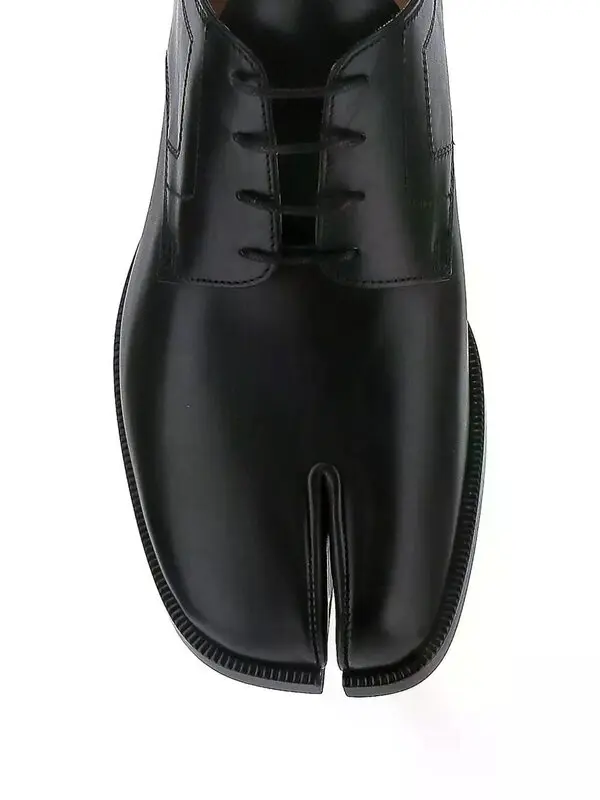 MAISON MARGIELA Tabi Leather Derby Shoes - Black