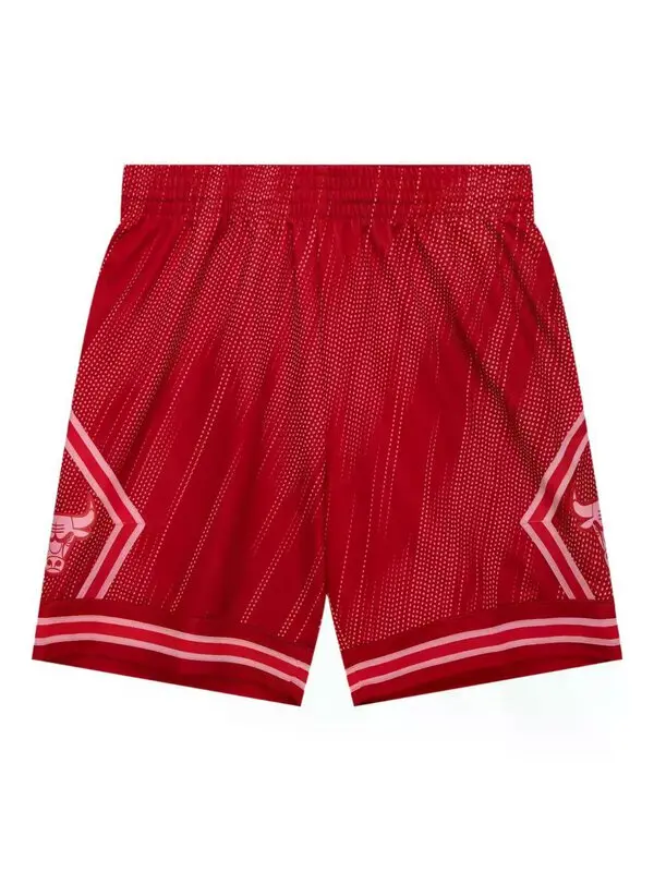 Mitchell & Ness X Nba Chicago Bulls 2008 Monochrome Swingman Shorts - Red