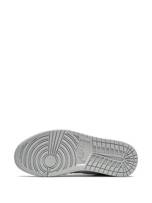 JORDAN Air 1 Retro High Co.jp Metallic Silver Sneakers - Grey
