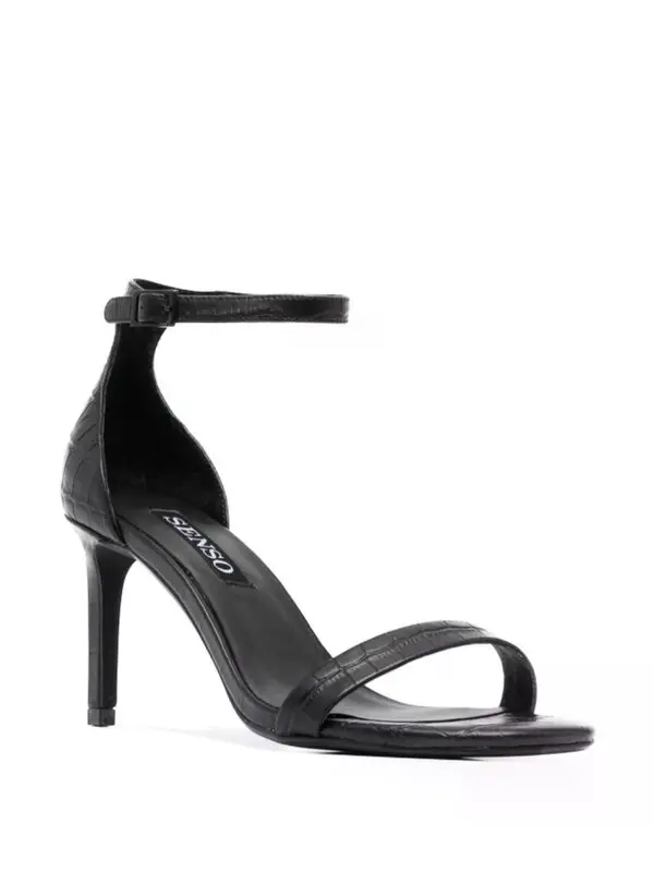 Senso Quelle Iii Crocodile-effect Leather Sandals