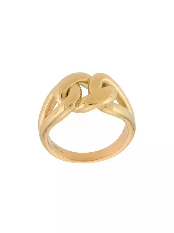NIALAYA JEWELRY Knot-detail Ring - Gold