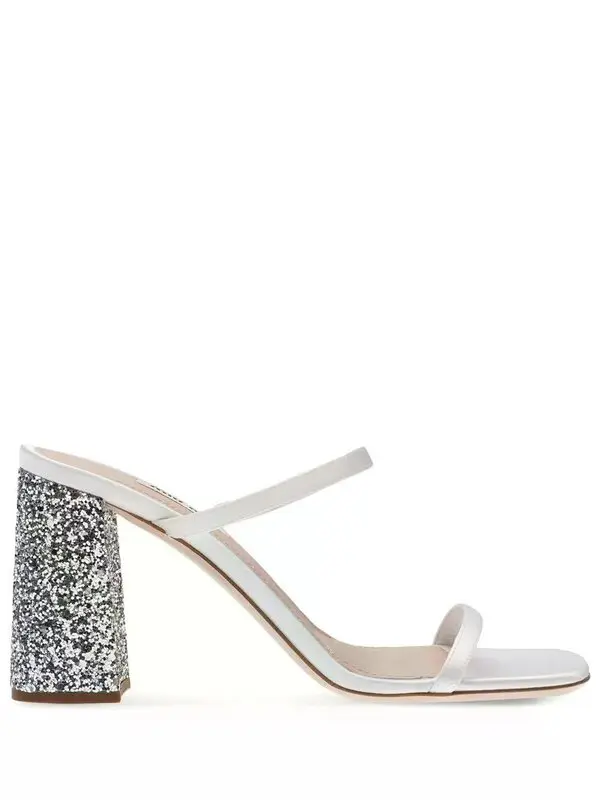 Miu Miu Glitter-heel Sandals