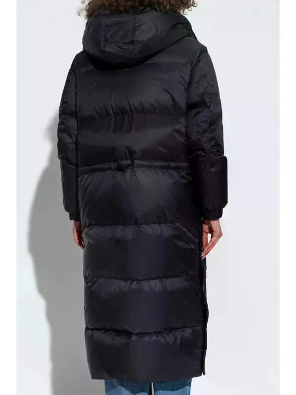 YVES SALOMON Reversible Parka Coat With Detachable Hood