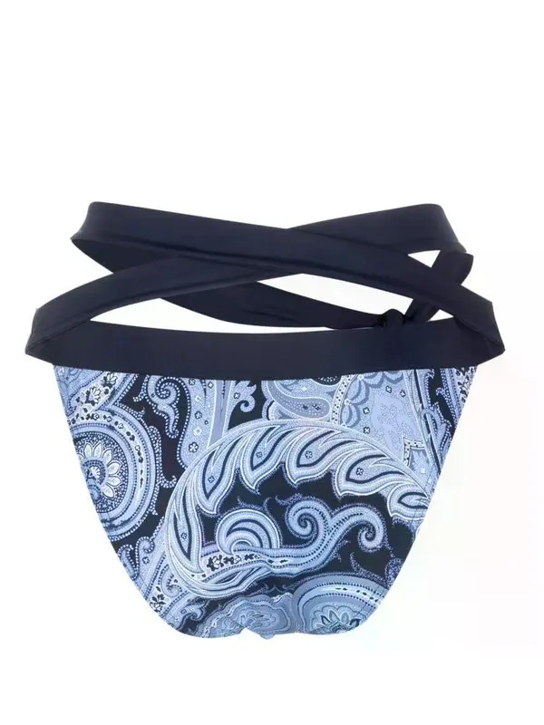 Marlies Dekkers Cache Coeur Paisley-print Adjustable Bikini Bottoms