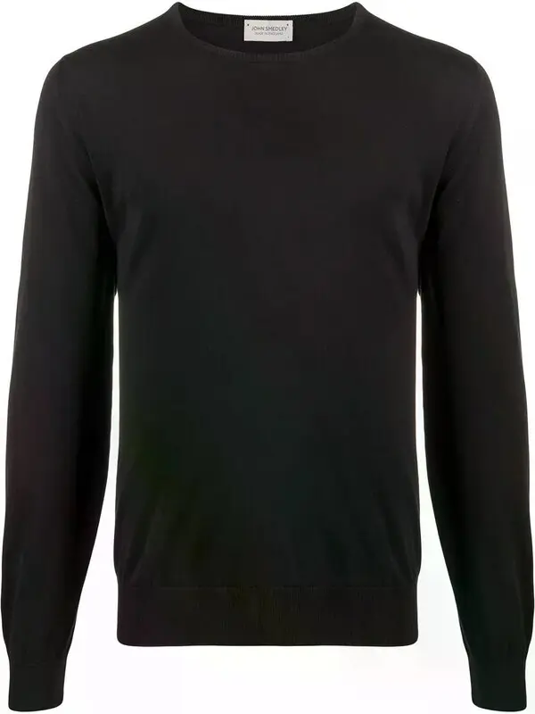 John Smedley Fine-knit Cotton Jumper - Black