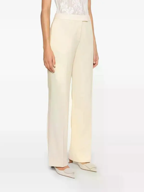 Zimmermann Illustration Wool Blend Trousers - Yellow