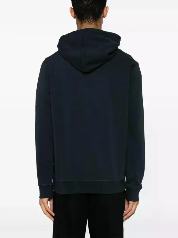 BOSS Cotton Jersey Hoodie With Logo Patch