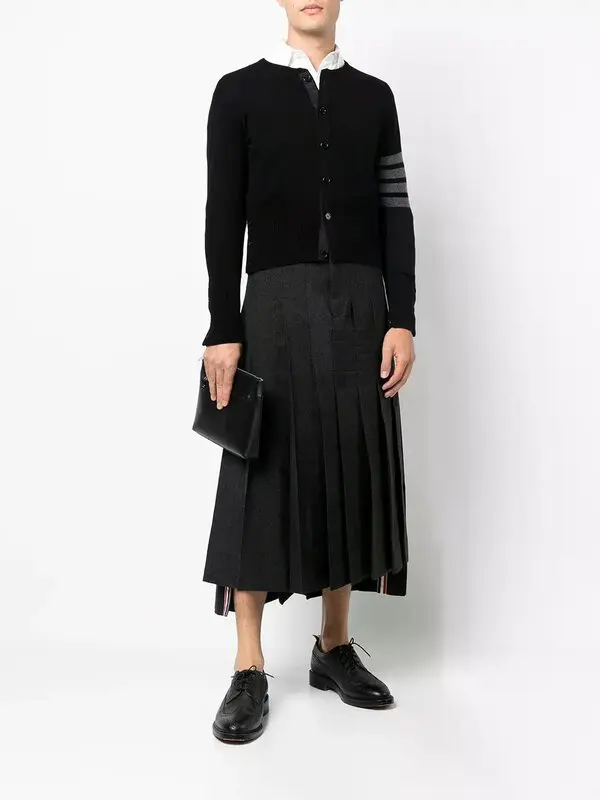 Thom Browne 4-bar Stripe Button-up Cardigan