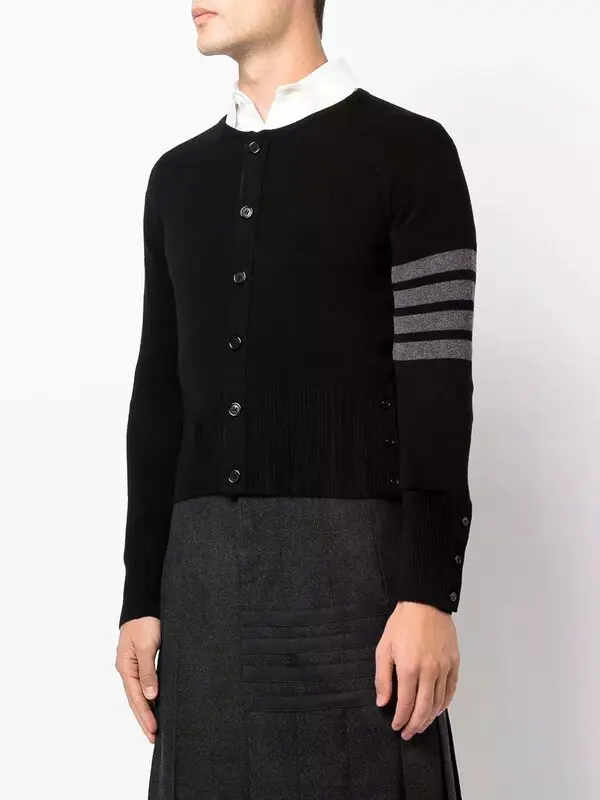 Thom Browne 4-bar Stripe Button-up Cardigan