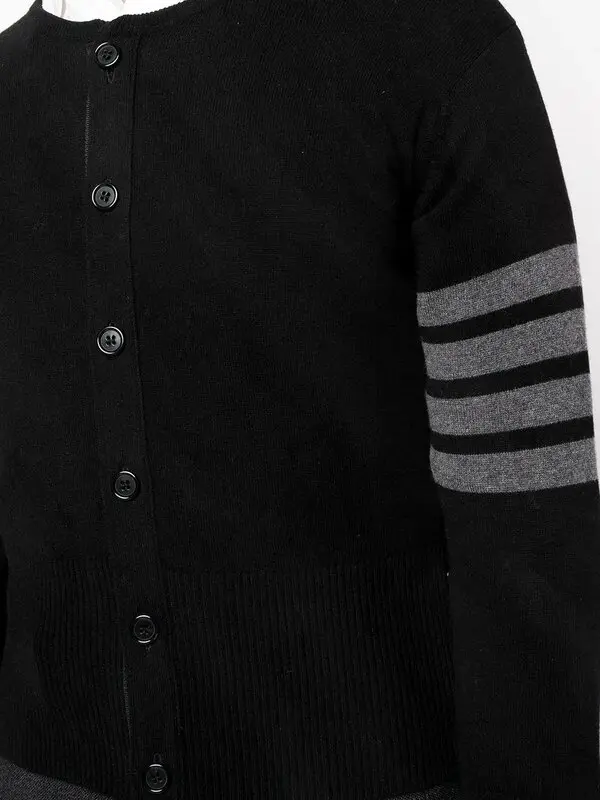 Thom Browne 4-bar Stripe Button-up Cardigan