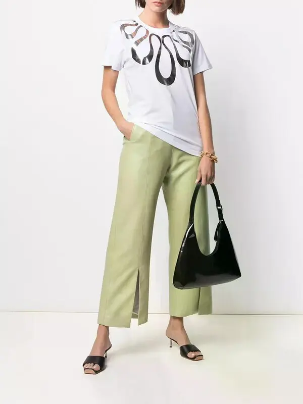 10 CORSO COMO Metallic Graphic-print T-shirt