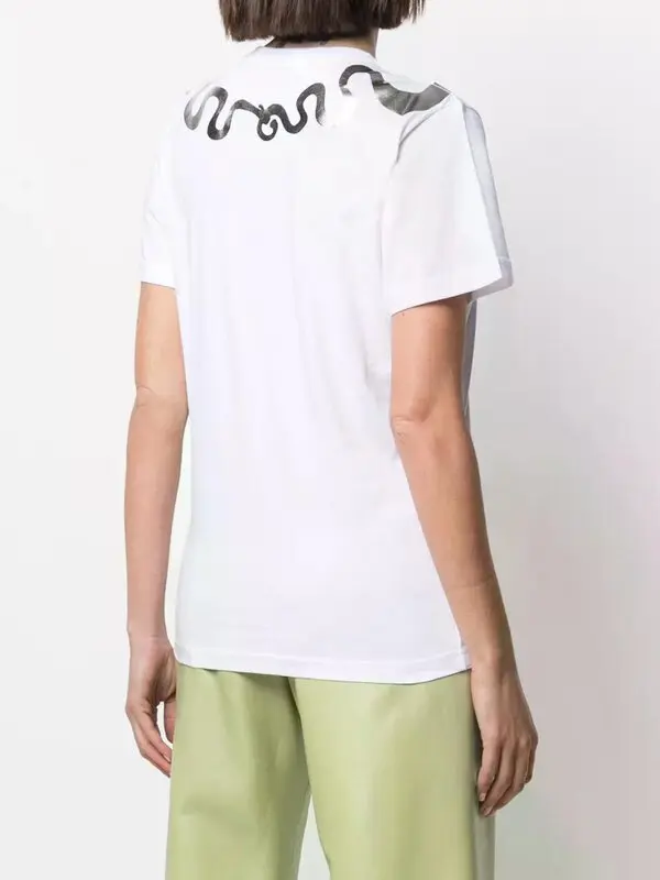 10 CORSO COMO Metallic Graphic-print T-shirt