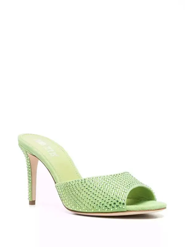 Paris Texas Crystal-embellished Stiletto Sandals