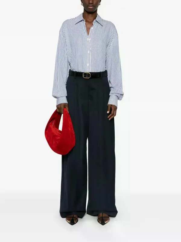 Theory Tapered High-waisted Trousers