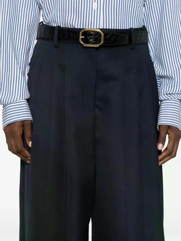 Theory Tapered High-waisted Trousers